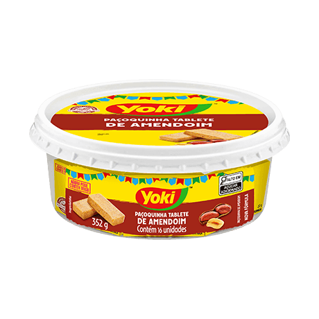 Yoki | Salgadinhos e Snacks | Paçoquinha - Paçoca Tablete ...